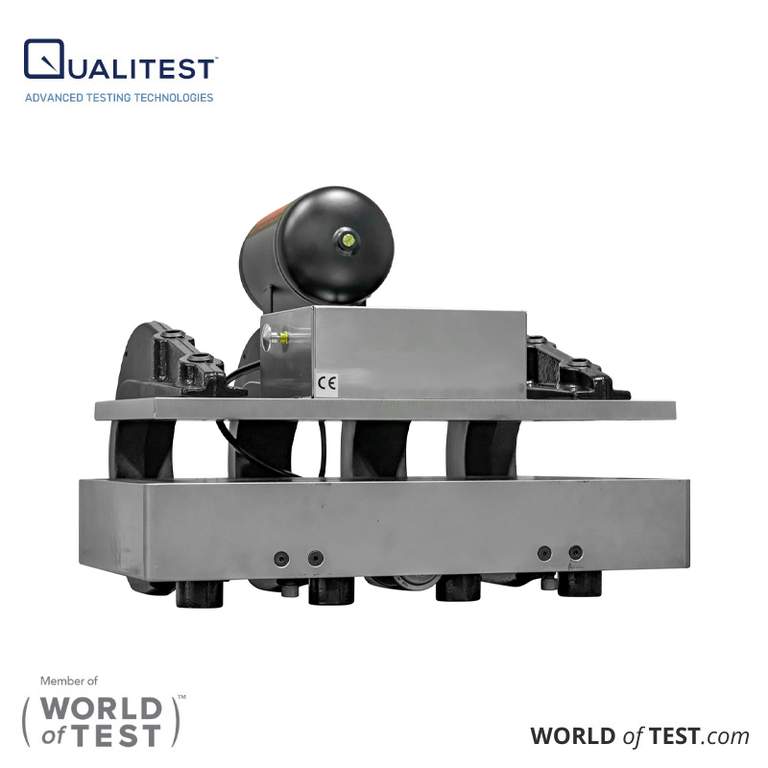 QC1500-DL Clicker Die Cutting Press W/ Stand & Air Accumulator | Qualitest