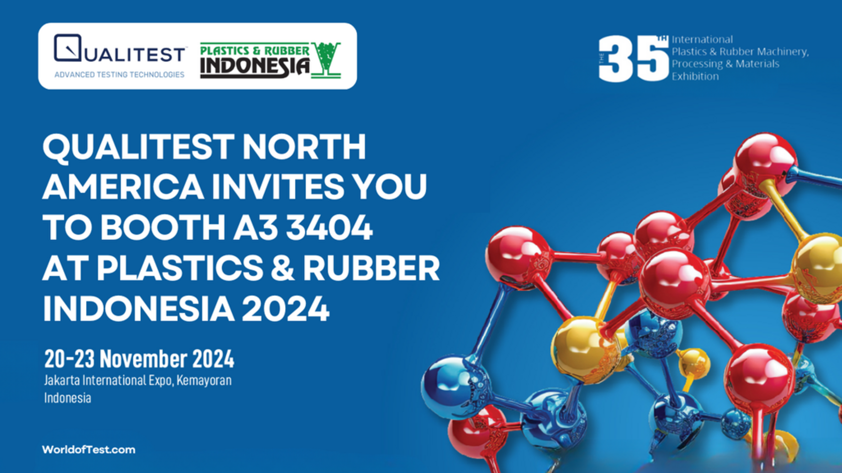 Plastics & Rubber Indonesia 2024: Visit Booth A3 3404